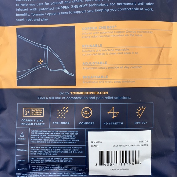 Tommy Copper | Accessories | 2 Tommiecopper Face Masks | Poshmark